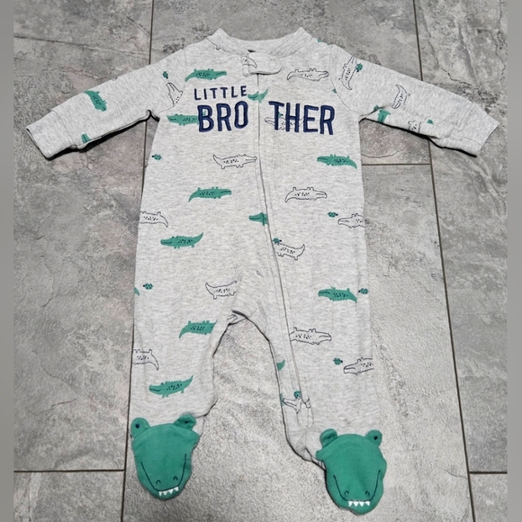 Carter's | One Pieces | Little Brother Sleep And Play Onesie 3m | Poshmark